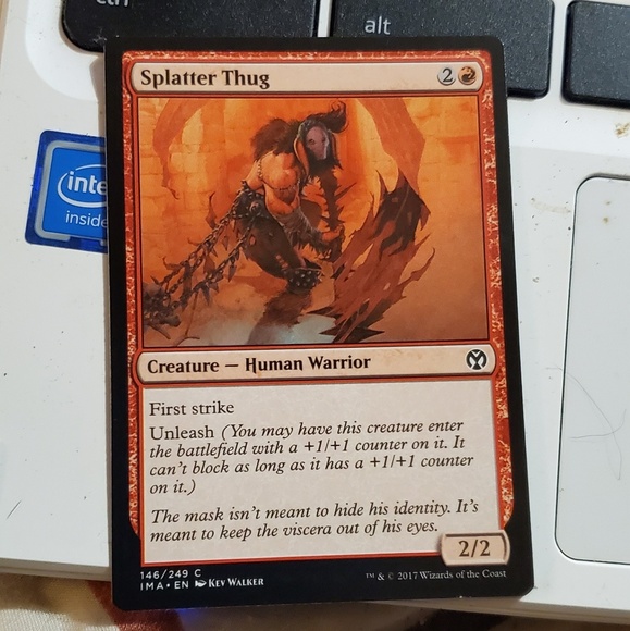 Other | Splatter Thug Magic Card | Poshmark